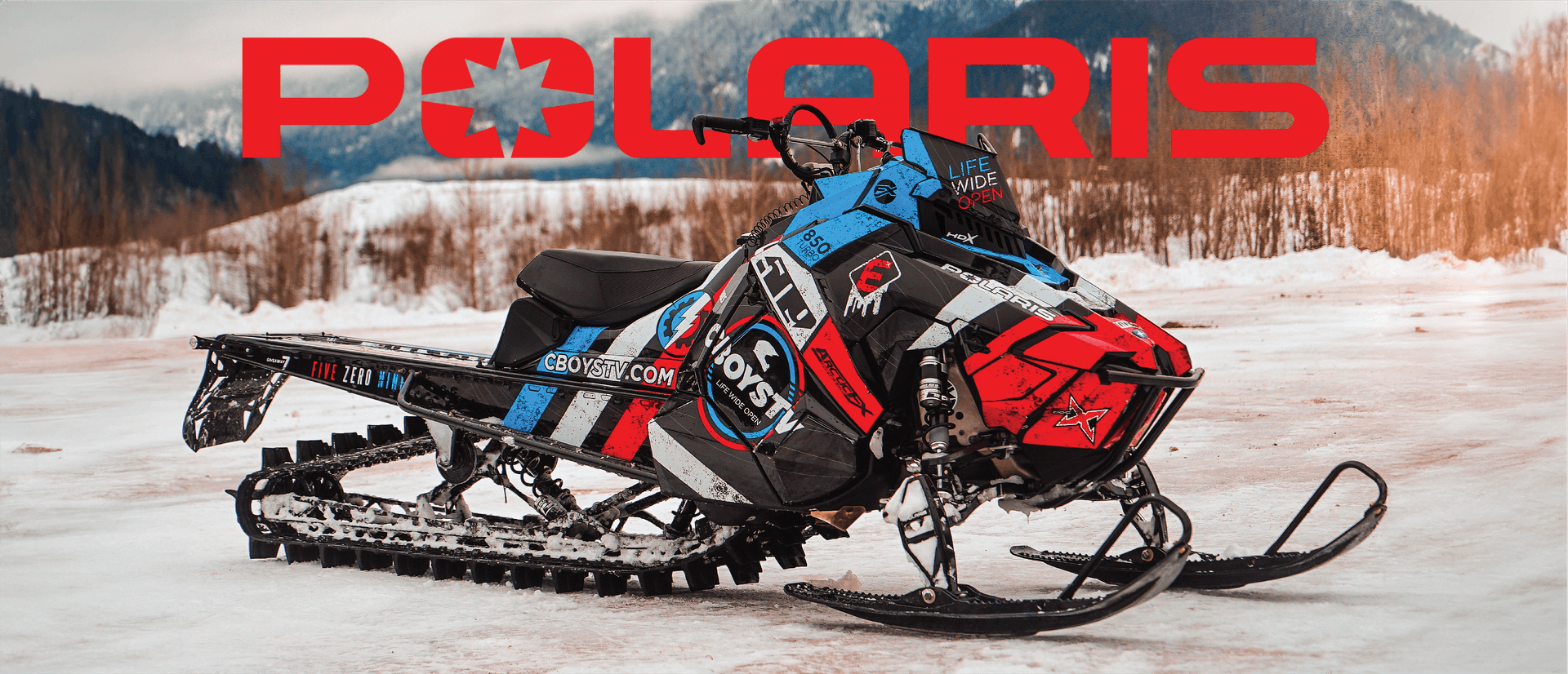 Polaris Snowmobile Wraps | Matryx, AXYS, Pro-Ride, & EVO Sled Wraps