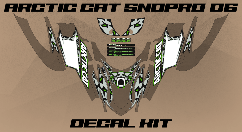 Arctic Cat Firecat SnoPro 06 Decal Kit